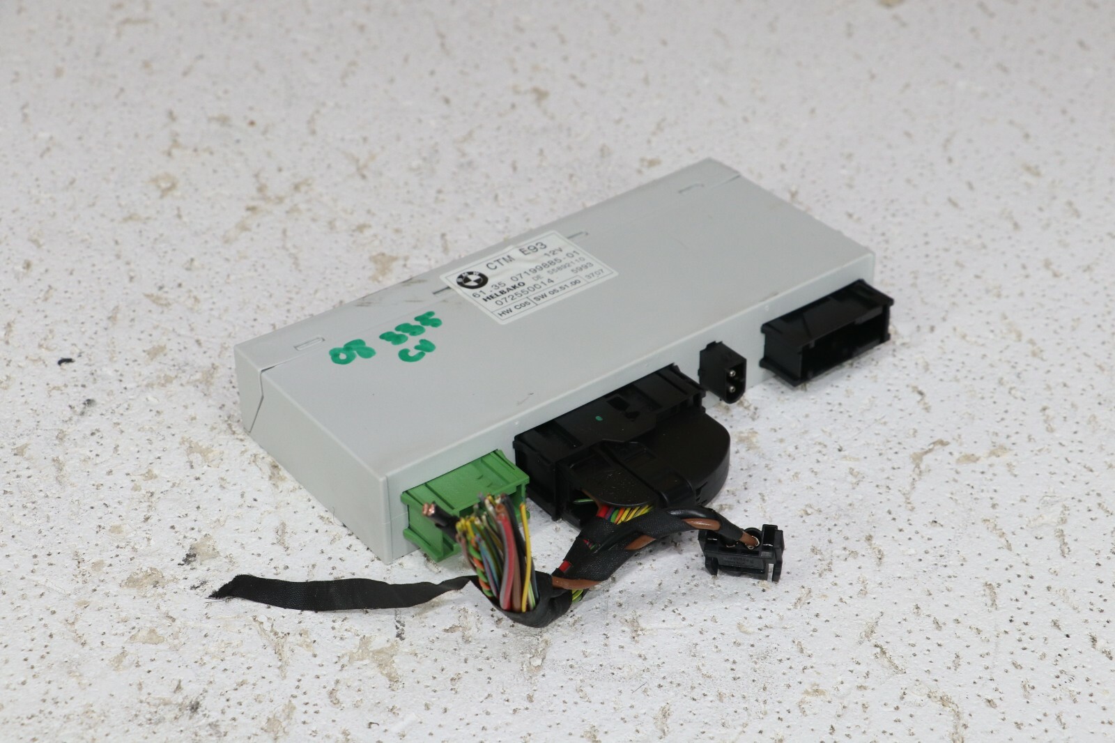 Convertible Folding Top Control Module Computer CTM HELBAKO OEM BMW E93 ...