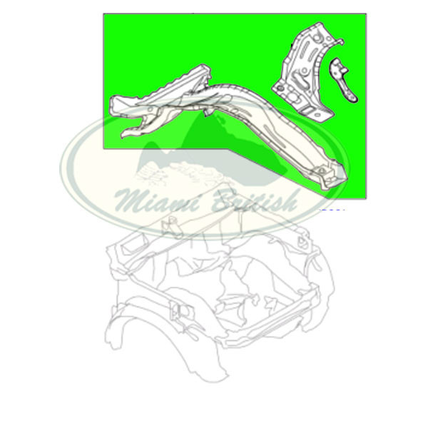 LAND ROVER SIDE MEMBER RH LR3 LR4 RANGE SPORT LR016842 OEM | eBay