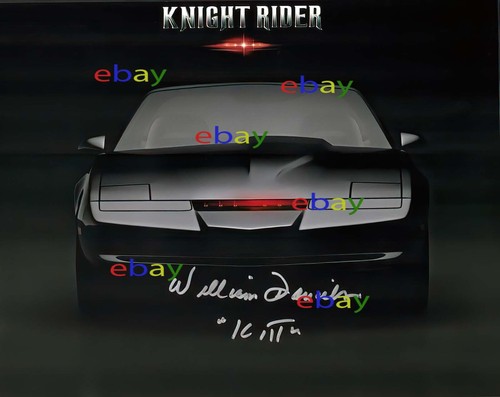 William Daniels KITT Knight Rider Autographed Signed Photo Reprint | eBay