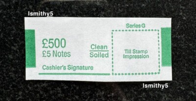 NEW NOTES £5 money bands UK money straps (select quantity) 100% ...