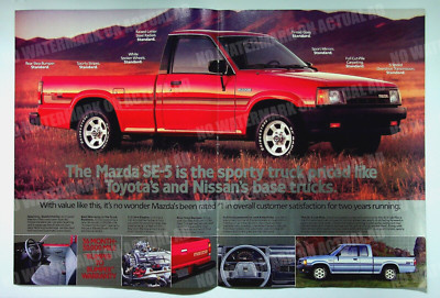 Mazda SE-5 Pickup Truck 1988 Auto Trade Print Magazine Ad Poster ADVERT ...