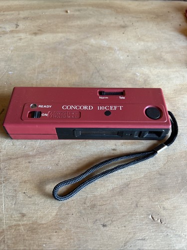 Vintage Camera Concord 110CEFT 110 Red 1980’s | eBay