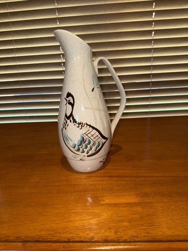 Vintage Red Wing Pottery Bob Quail Pitcher | eBay