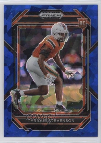 2023 Panini Prizm Draft Picks Blue Ice /99 Tyrique Stevenson #195 ...