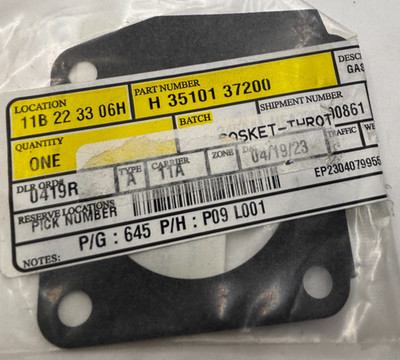 Hyundai Genuine Parts 35101 37200 GASKET -TROTTLE BODY | eBay