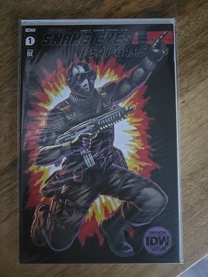 Snake Eyes Deadgame #1 SDCC 2020 Variant IDW LE500 GI Joe Rob Liefeld G ...