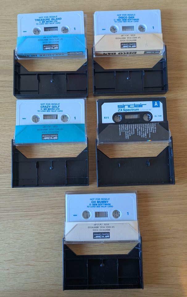 Vintage Sinclair ZX Spectrum Cassette Game Bundle X 5 Tested | eBay UK