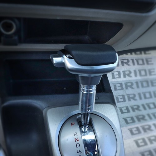 Universal Black Leather AP Style Automatic Transmission Gear Shifter ...