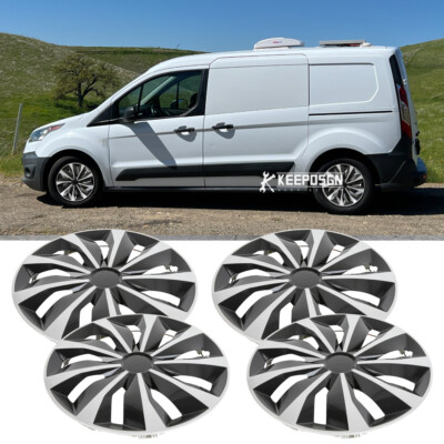 16" Wheel Covers Snap On Hub Caps fit Steel Rim For Ford Transit ...