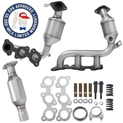3x Catalytic Converter 2004 2005 2006 For Toyota Sienna 3.3L Bank 1 ...
