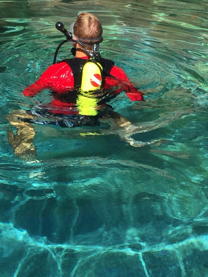 EASY DIVE Mini Scuba Tank Pony Bottle 30 min air/Boaters/Quick Dive ...