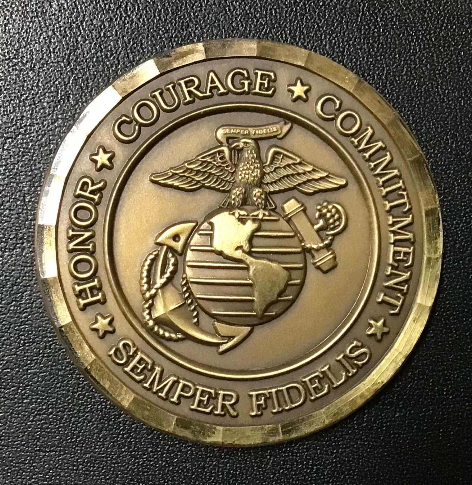 FLORIDA MCJROTC (MARINES) UNIVERSITY HIGH SCHOOL CHALLENGE COIN! | eBay