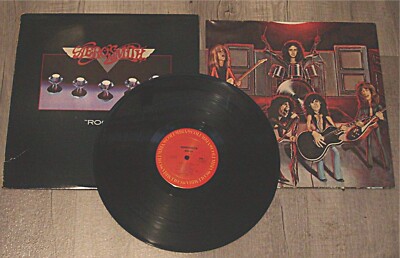 AEROSMITH ROCKS 12" HARD ROCK RECORD ALBUM VINYL LP CBS COLUMBIA 1976 ...