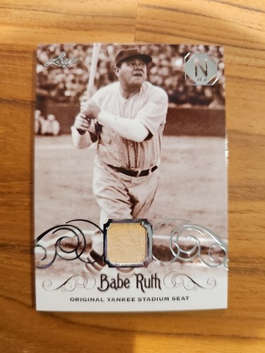 2016 Leaf Babe Ruth Original Yankee Stadium Seat Patch #YS-19 08/10 ...