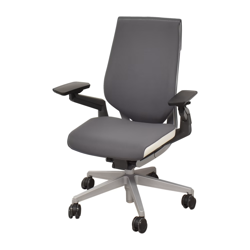 Steelcase Gesture Graphite Gray White Accent w/ Lumbar | eBay