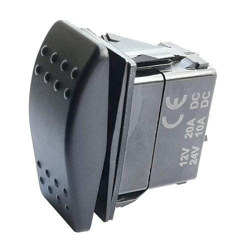 Motor Polarity Reverse Rocker Switch - DPDT Control, Momentary, DC 12V ...