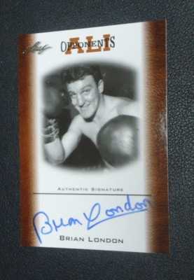 Brian London 2011 LEAF MUHAMMAD ALI OPPONENTS AUTO Card #OAU5 | eBay