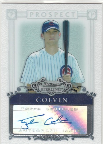 2006 Bowman Sterling Prospect Autograph TYLER COLVIN Auto Cubs | eBay