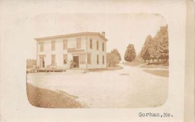 Gorham Maine Grovehill Buxton General Store Real Photo Vintage Postcard ...