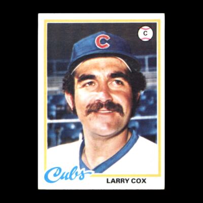 Larry Cox 1978 Topps Chicago Cubs #541 Set Break NICE! | eBay