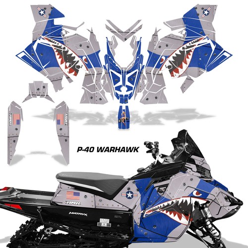 Snowmobile Graphics Kit Decal Sticker Wrap For Polaris Matryx 2020up ...