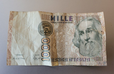 Italy-MILLE 1000 LIRE- 1982 Vintage | eBay