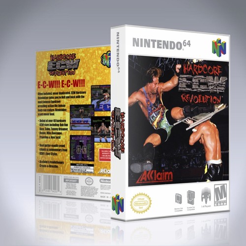 Nintendo 64 Case - NO GAME - ECW Hardcore Revolution | eBay