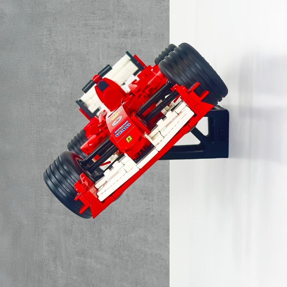 Display Stand Compatible with LEGO Ferrari F2004 & Michael Schumacher ...