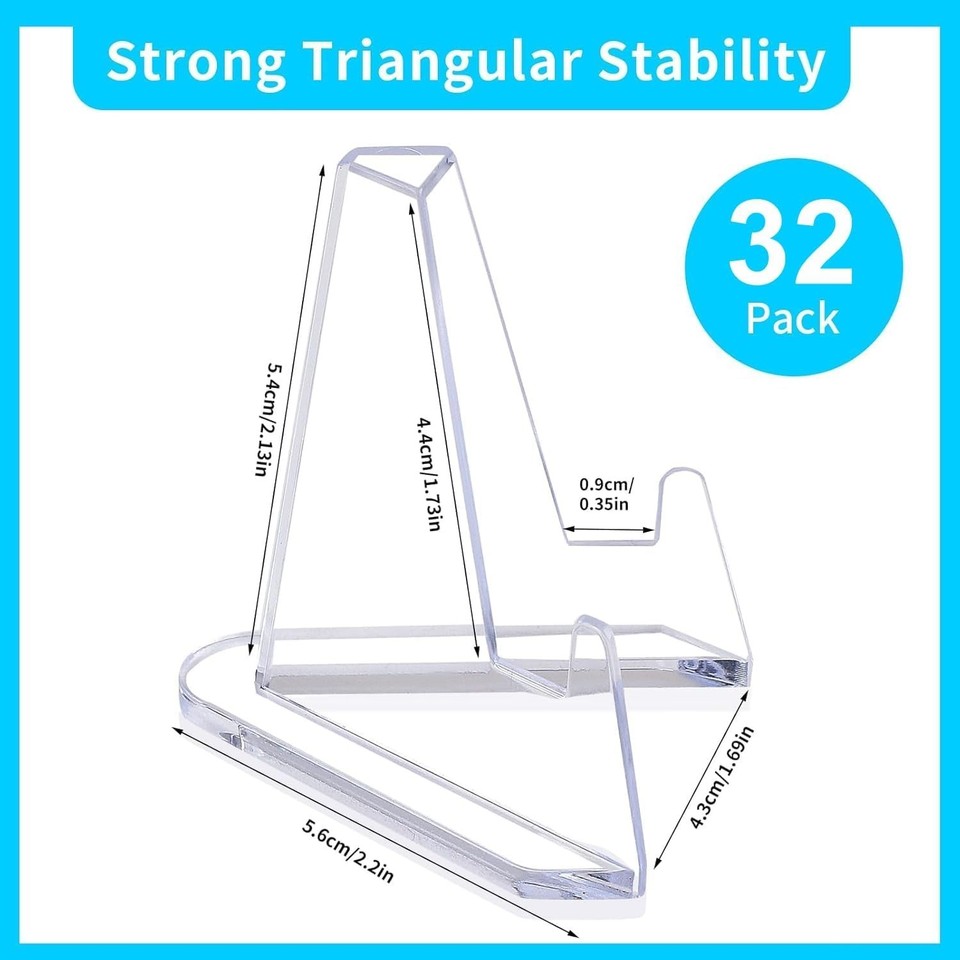 32Packs Card Display Stand Card,Stand Card Stands For Sports Cards ...