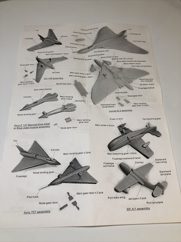 Anigrand Craftswork 1/144 Scale Avro Vulcan B.2 Resin Model Kit | eBay