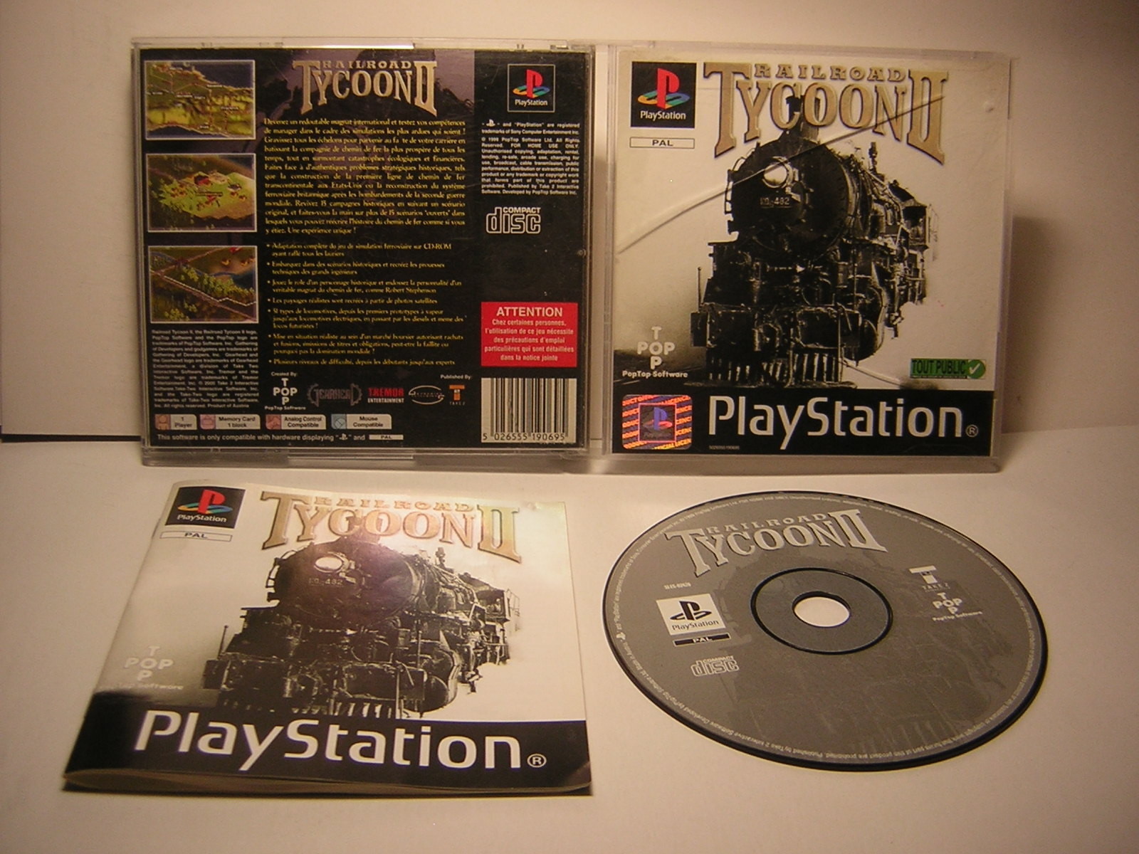 Railroad Tycoon II Playstation - Prix - Photo - Présentation