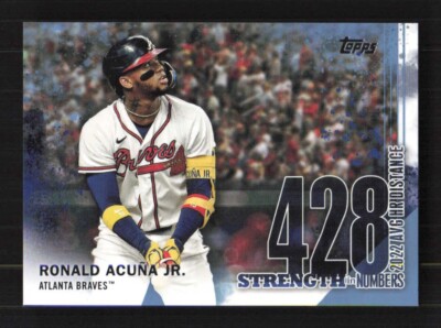 Ronald Acuna Jr. 2023 Topps Japan Edition Strength in Numbers Braves # ...