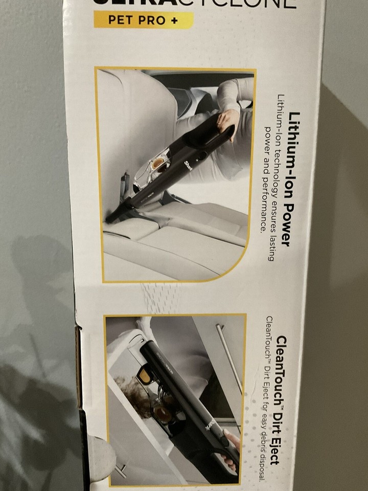 Shark CH951 Black Cordless Handheld Vacuum Cleaner Pet Pro + Puls ...