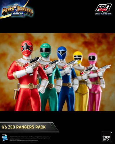 Power Rangers Zeo Rangers Pack Set Of 5 Action Figures 1:6 Threezero ...