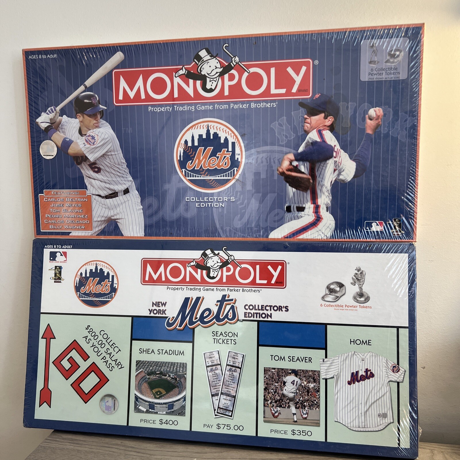 SEALED - Lot of 2 New York Mets Monopoly Sets - Collectors Edition 2002 ...