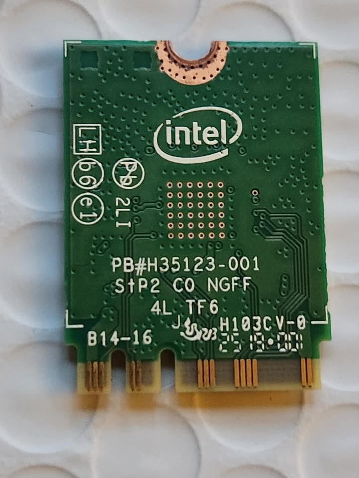 Intel Dual Band Wireless-AC 7265 802.11ac, Dual Band, 2x2 Wi-Fi ...