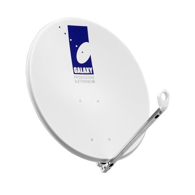 Q.TA' 1 ANTENNA PARABOLICA ACCIAIO D 80 CM IMB SING CART | eBay