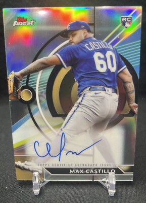 2023 Topps Finest - Finest Autographs Max Castillo #FA-MCAS | eBay