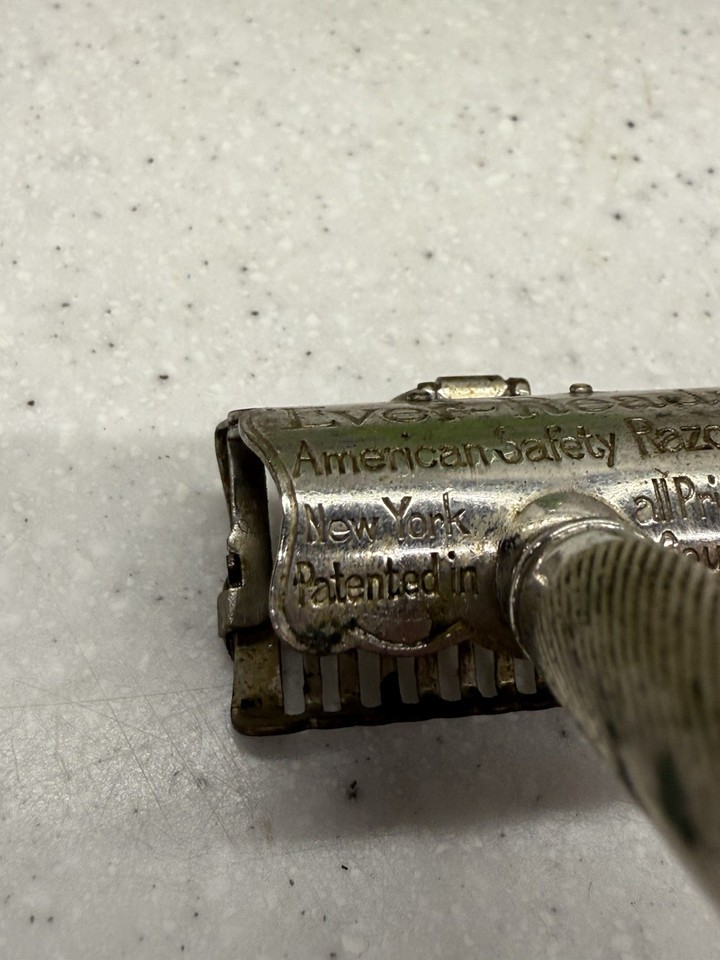Ever Ready American Safety Razor Com. New York Patented Principal ...