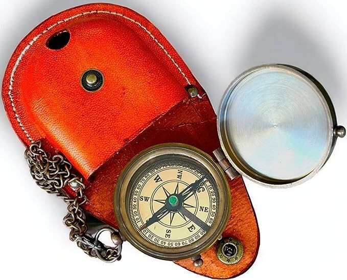 To My Husband Antique Brass Compass Engraved Compass Best Gift For Any ...