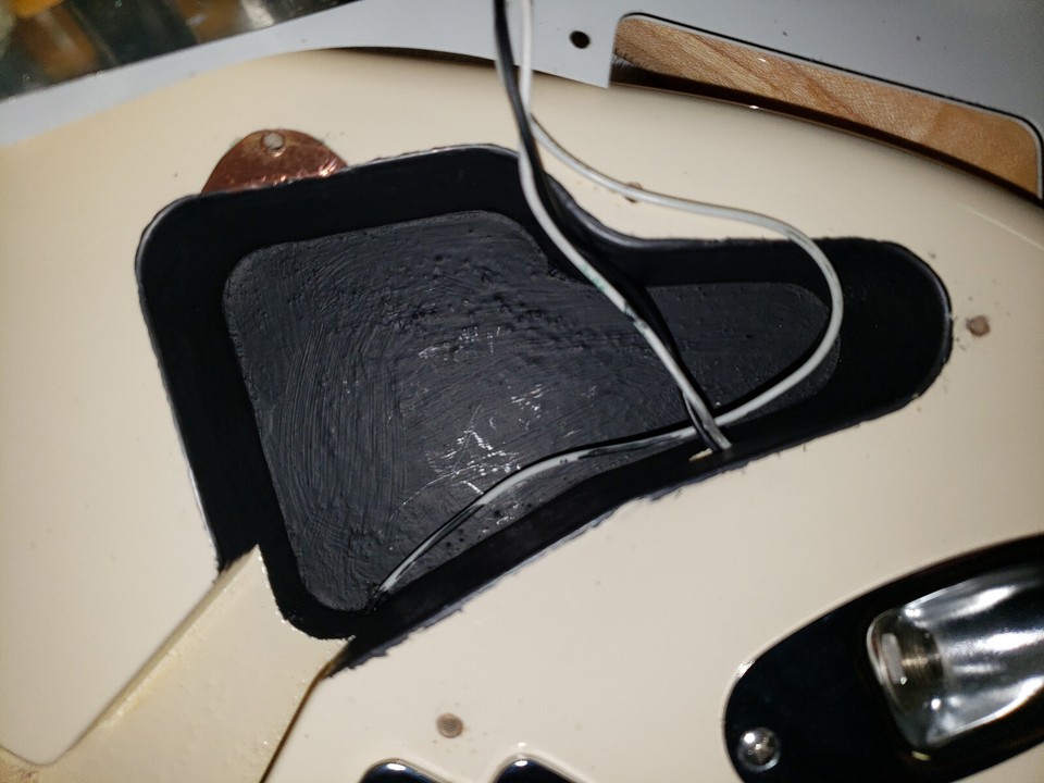 NEW! Conductive Shielding Paint for Strat, Tele, LP Style Guitars and ...