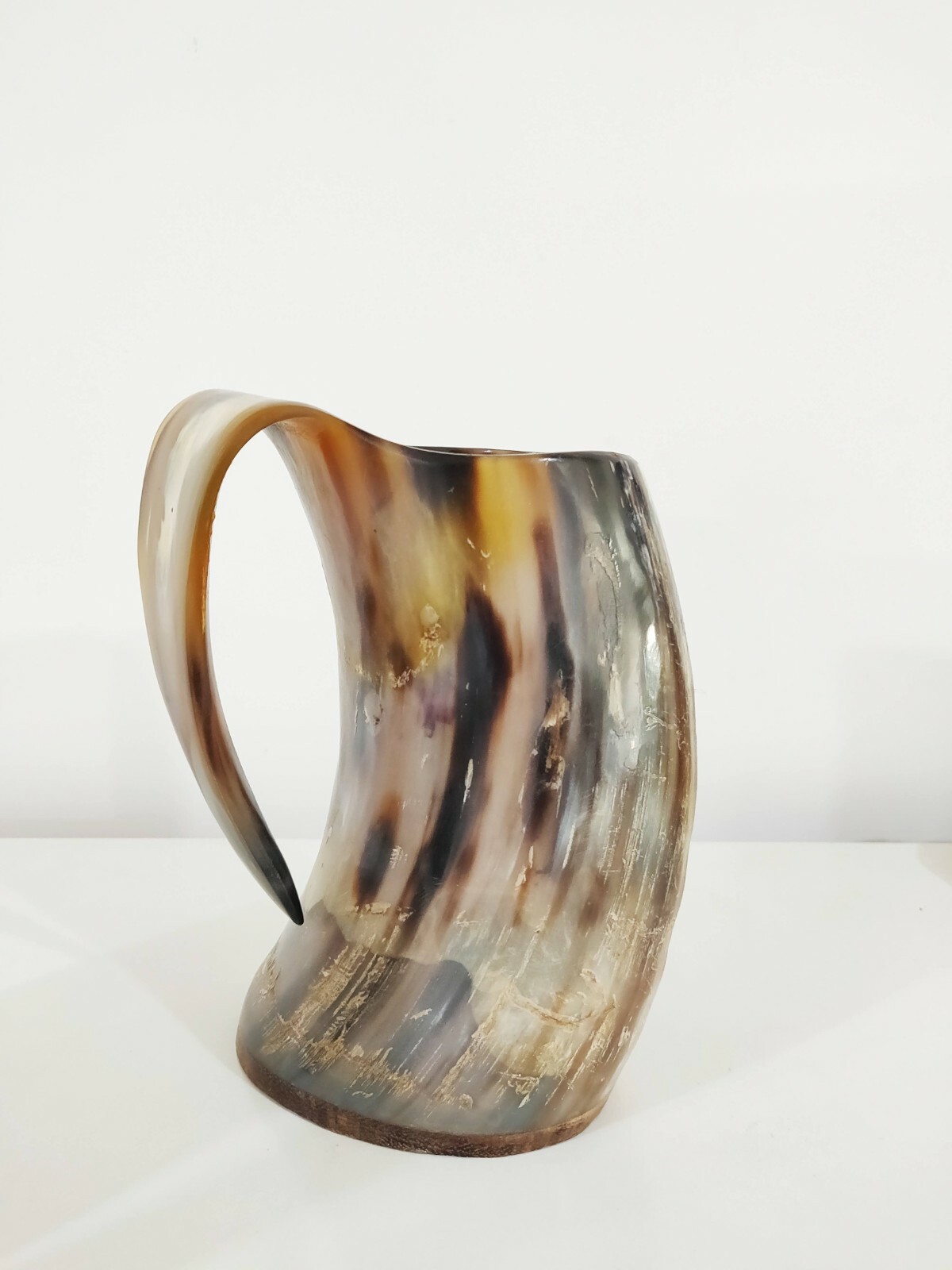 Scratch and Dent - Handmade Real Horn Mugs/Cups, Viking Drinking Horns ...