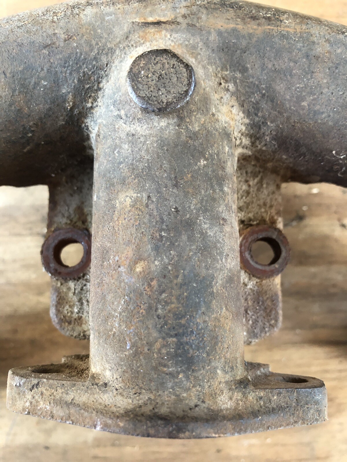 1928 1929 Model A Ford Intake Manifold Exhaust Engine Motor Muffler ...