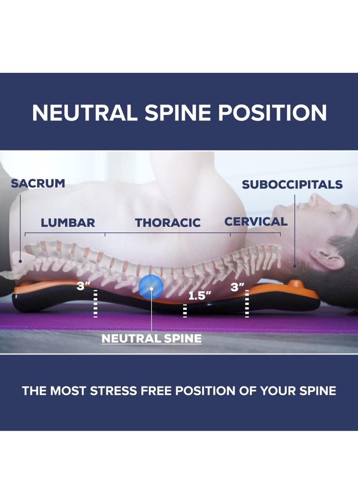 Trigger Point Rocker Back Pain Reduction and Muscle Strengthening Black ...