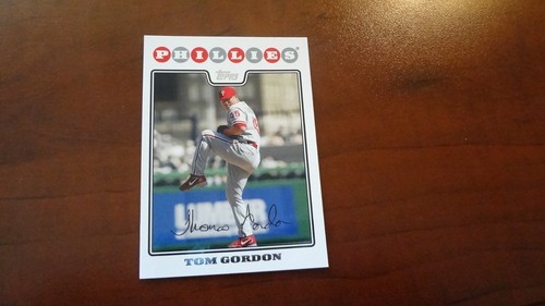 2008 TOPPS # 573 TOM GORDON BASEBALL CARD | eBay