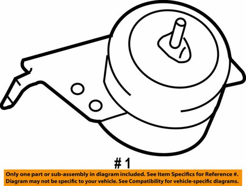 12361-38190 Toyota Insulator, engine mounting, front 1236138190, New ...