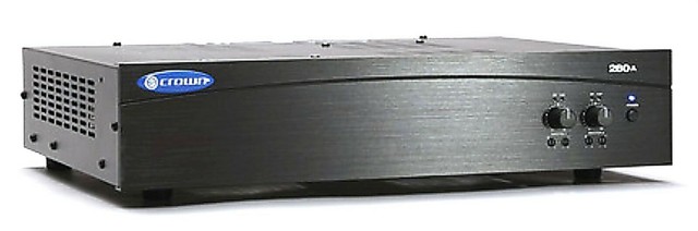 CROWN G 280A, 2 CHANNEL 80W POWER AMPLIFIER NEW IN BOX SCHOOL SURPLUS ...