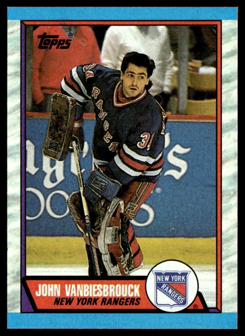 1989-90 Topps #114 John Vanbiesbrouck New York Rangers | eBay