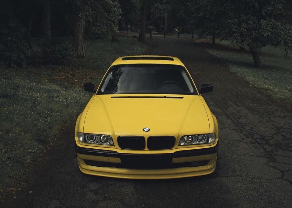 bmw E38 fromt lip 7series Tuning Front Bumper Apron Splitter Lip ...