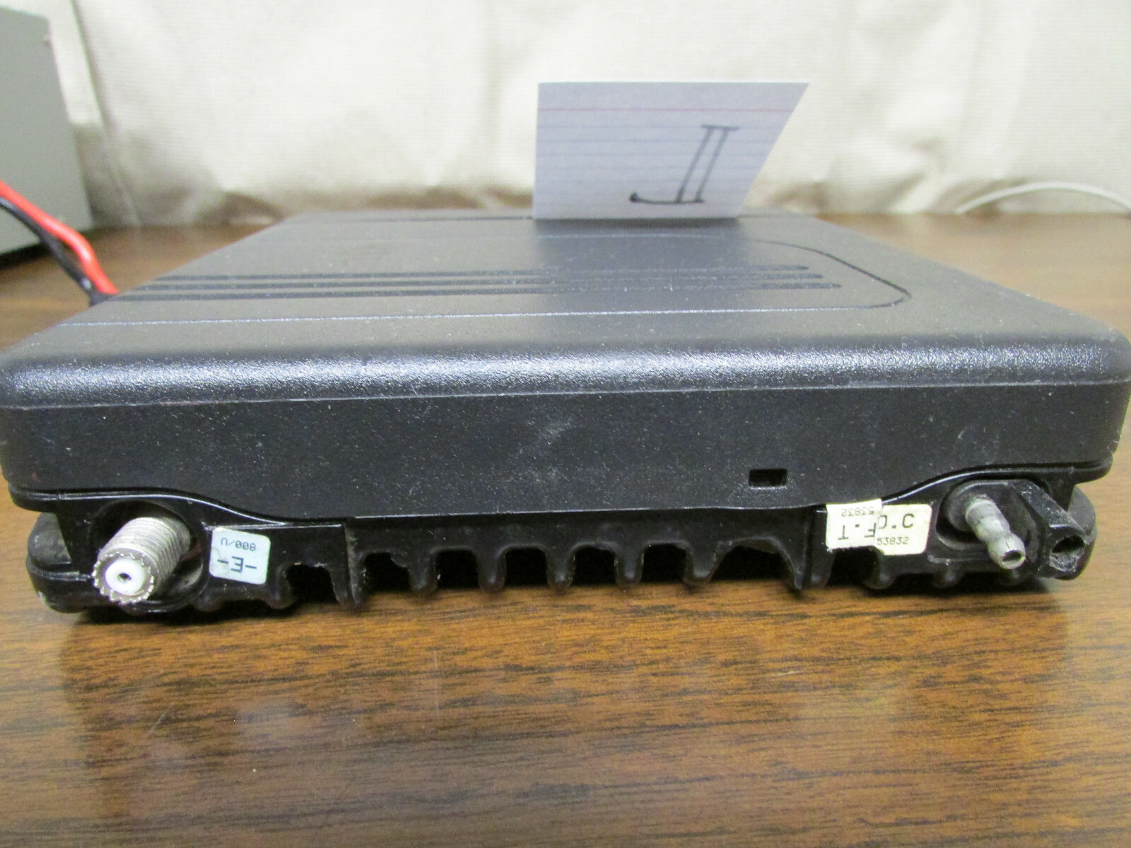 L - Motorola MCS 2000 Mobile Radio 800MHz UHF 250 Channels M01HX+812W ...